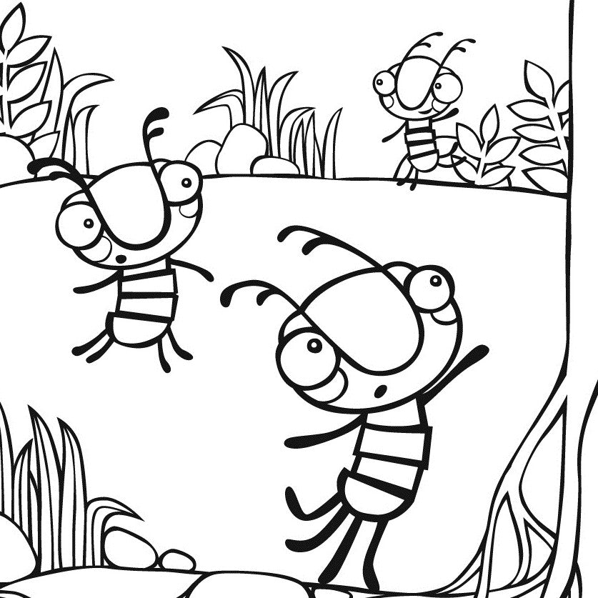 bugs coloring book for kids